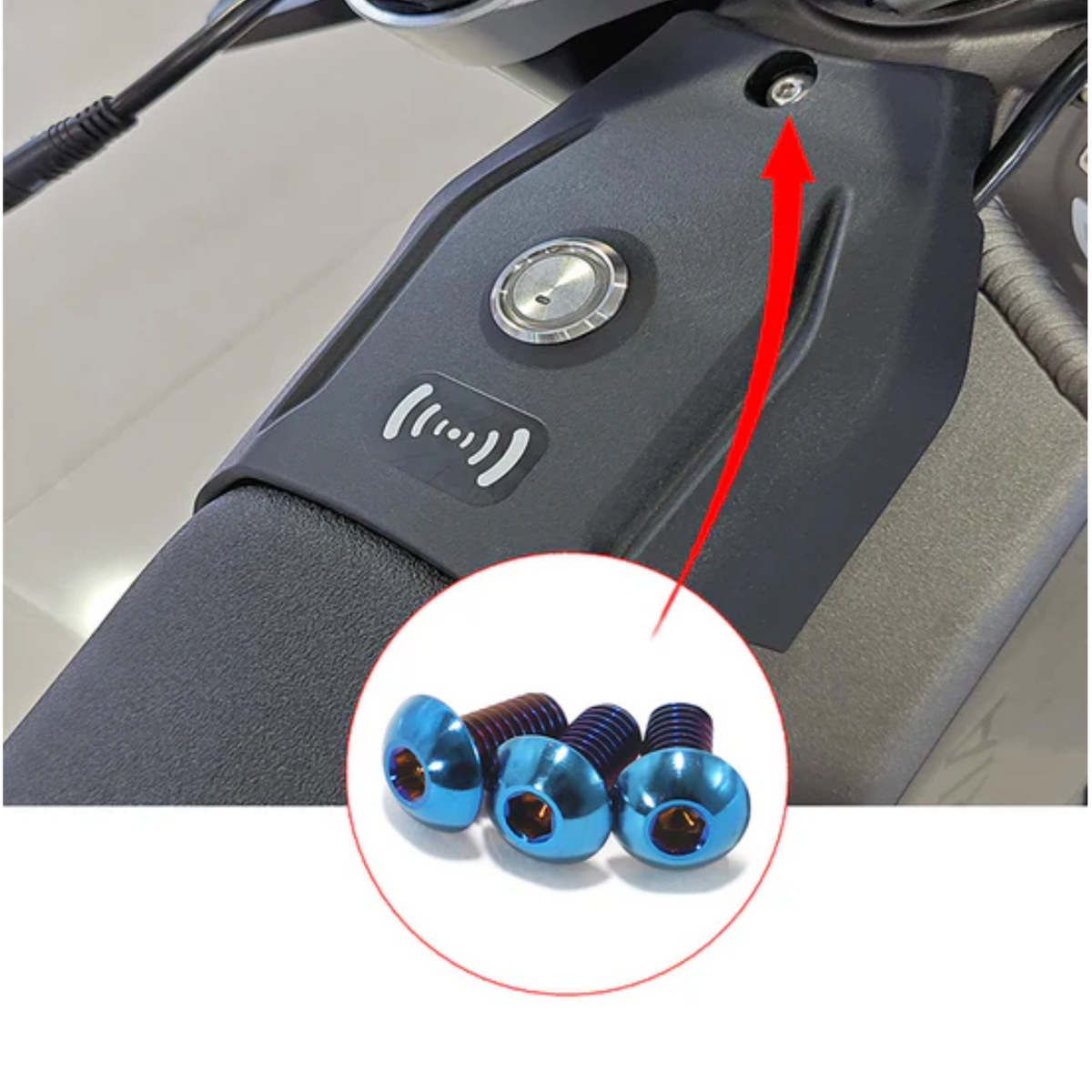 Talaria XXX Key Cover titanium bolts – Puget Sound Motorsports