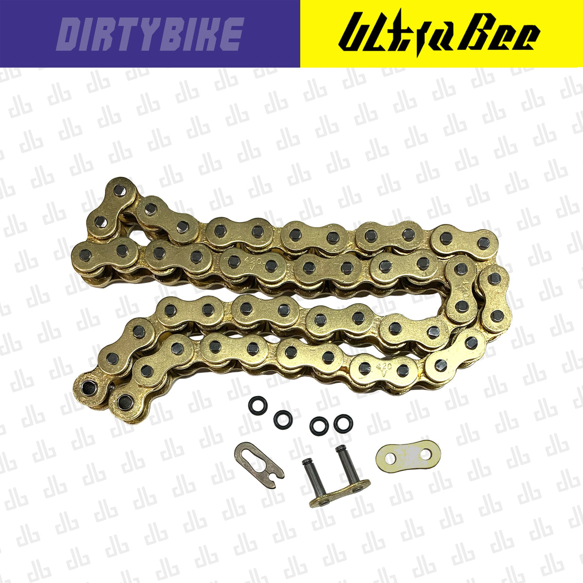 Primary Drive Sealed X-Ring Replacement 420 Chain | Surron Ultra Bee ...