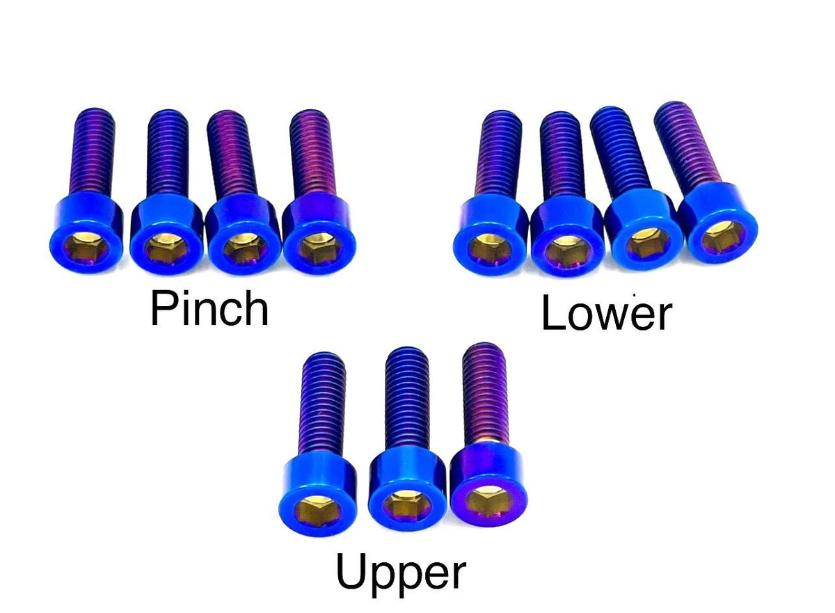 Titanium EXT Ferro Fork 11/17 Piece Bolt Kits – Puget Sound Motorsports